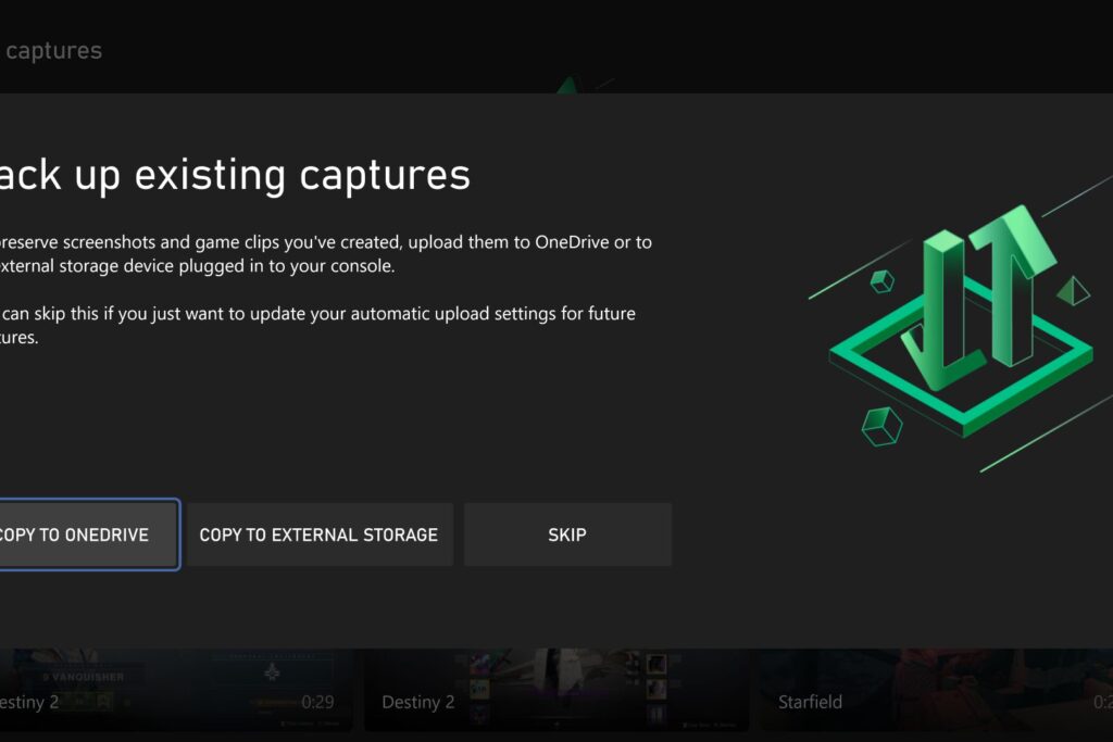 Bonus Xbox Update For September A Simplified Experience To Back Up Your Game Captures To